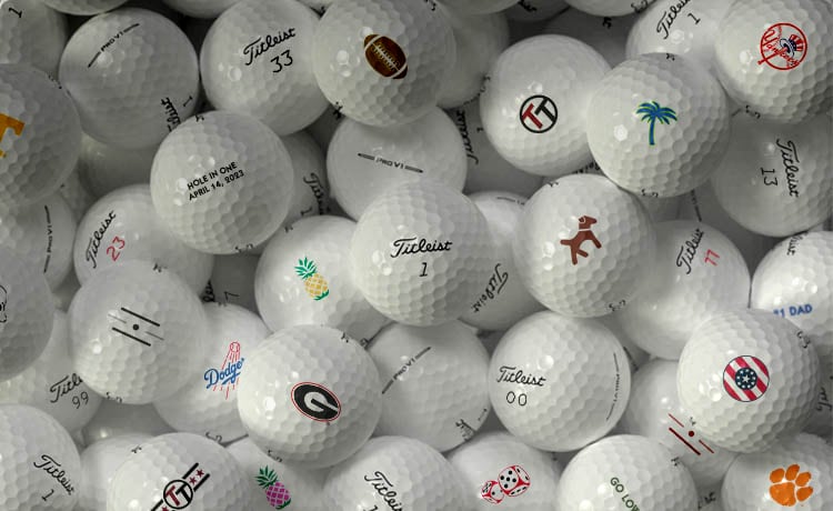Custom Golf Balls | Personalized Titleist Golf Balls